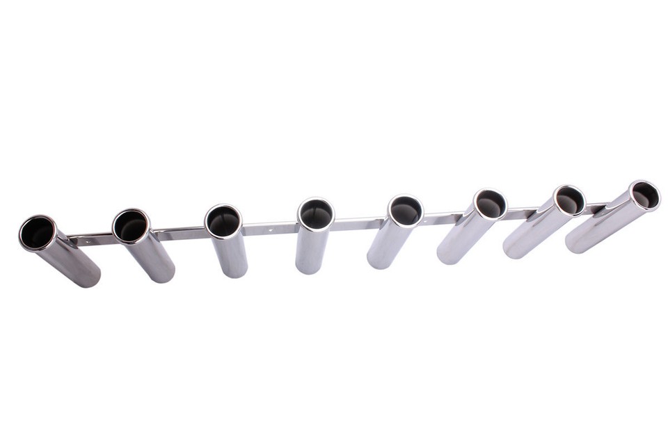 Stainless Steel 8 Link Fishing Rod Holder 8 Tubes for Marine Yacht Rod ...