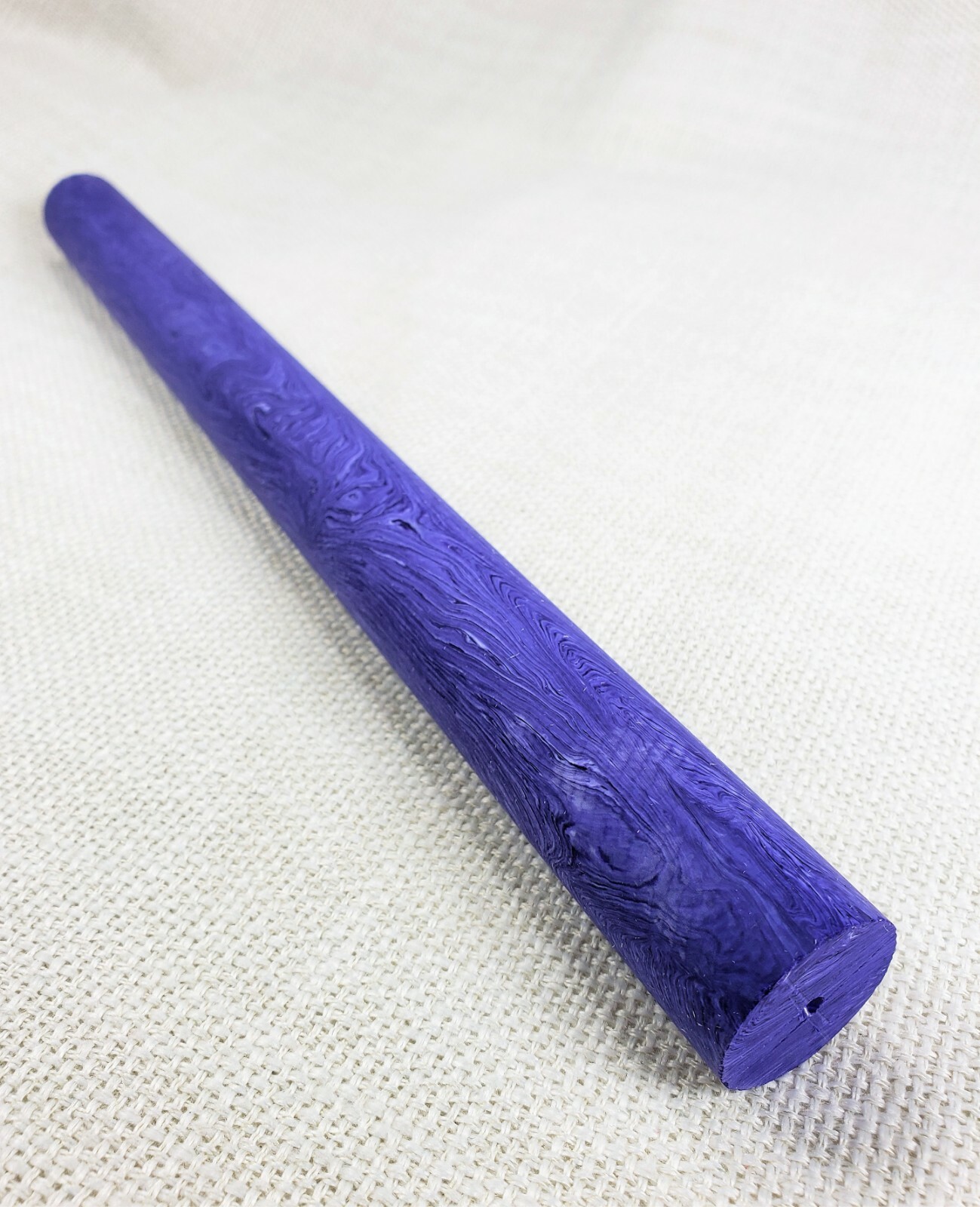 Juma Gem Violet 22mm Dia. x 12" Rod For Pens, Stems, Pipes, Knives ...