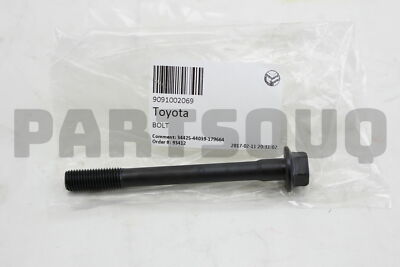 9091002069 Genuine Toyota BOLT(FOR CYLINDER HEAD SET) 90910-02069 | eBay