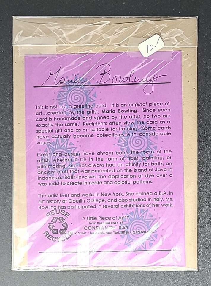 Constance Kay - A Little Piece Of Art- Maria Bowling | eBay