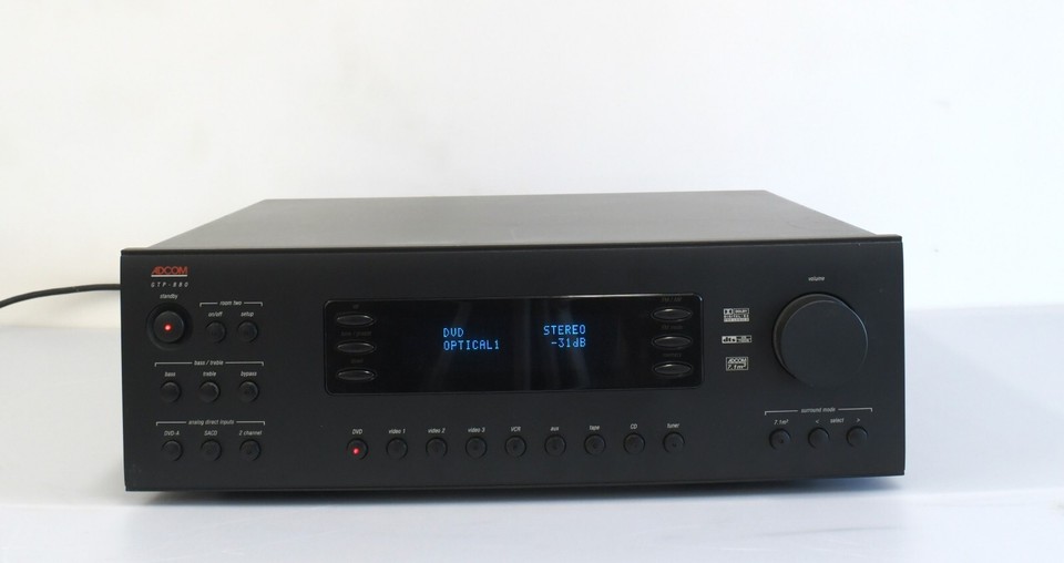 Adcom GTP-880 7.1 Channel Digital Processing Tuner Preamplifier | eBay