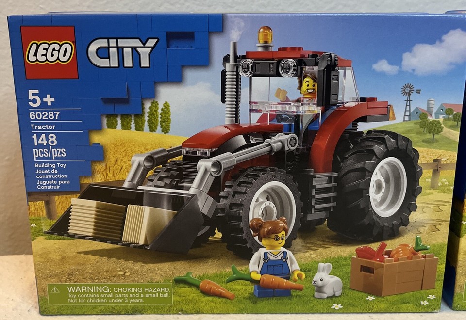 Pair of Brand New Sealed LEGO City Tractor Sets (60287) | eBay