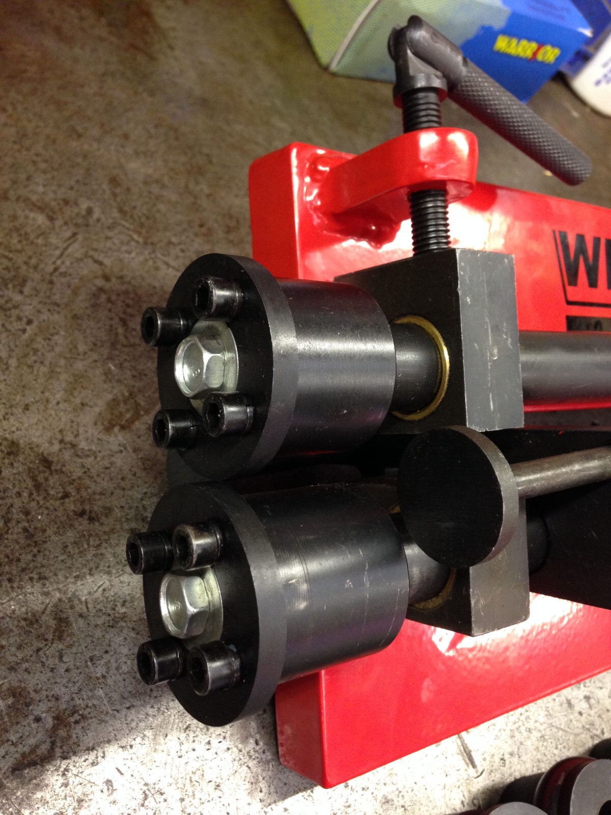 WNS HEAVY DUTY Bead Roller Former Swager Swaging 464mm 7 Roll Sets 1 ...