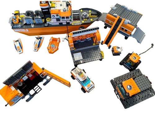 Lego City Artic Sets Lot Including The Icebreaker Ship, Vehicles ...