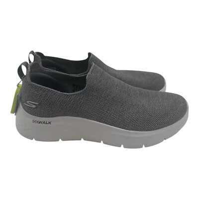 Skechers Go Walk Flex Utopia Shoes Mens 11 Charcoal Gray Slip On ...