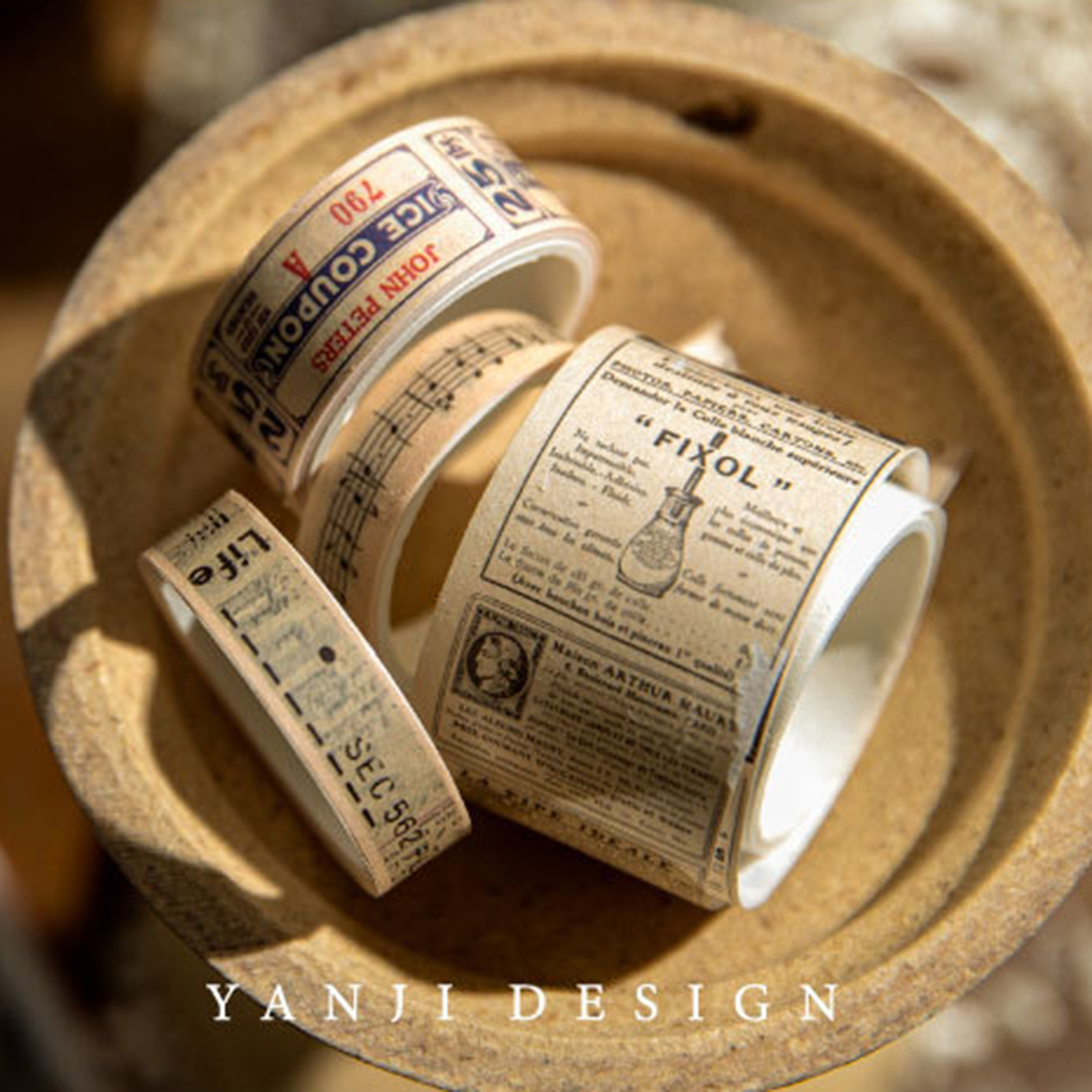 1 Set Sticker Set Smooth Decorative Vintage Scrapbooking Background ...