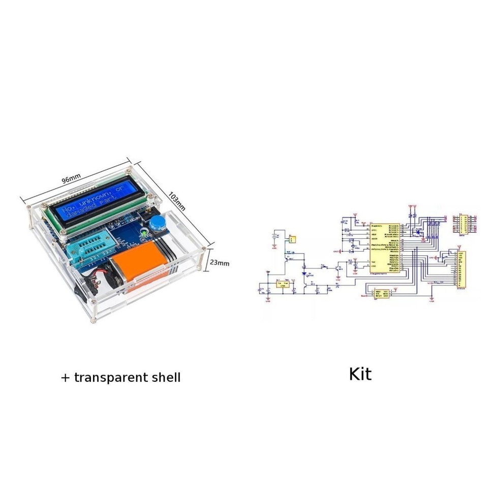 DIY Soldering Kit Bipolar Transistor Tester Automatic Detection Of ...