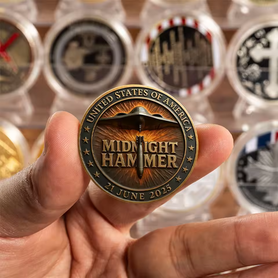 Iran–Israel War Operation Midnight Hammer Challenge Coin Military ...