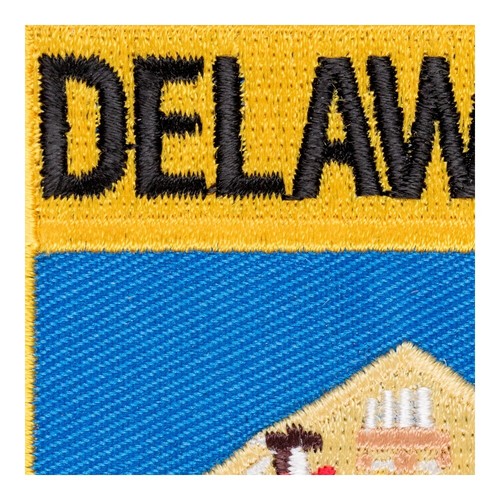 Delaware State Flag Shield Patch, United States of America Patches | eBay