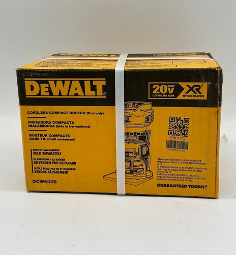DEWALT DCW600B 20V MAX XR Cordless Compact Router - Tool Only ...