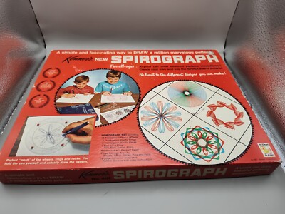 Kenners Spirograph Drawing Set No 401 Vintage 1967 First Edition Kenner ...