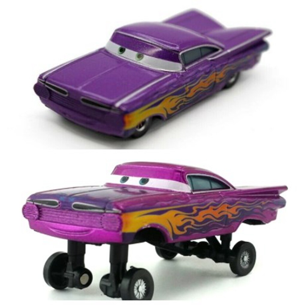 Disney Pixar Cars Ramone Rocking Action Pullback Racer, Purple - 1:55 Scale