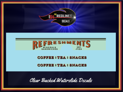 Matchbox Mobile Refreshment Canteen Stickers MB-74A Diecast & Toy ...