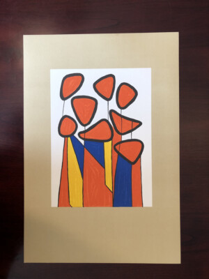 Alexander Calder (Flowers) Composition | eBay
