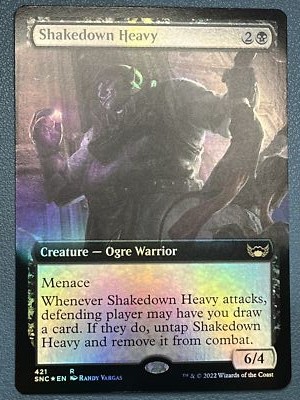 MTG Shakedown Heavy (Extended Art) Streets of New Capenna SNC NM | eBay