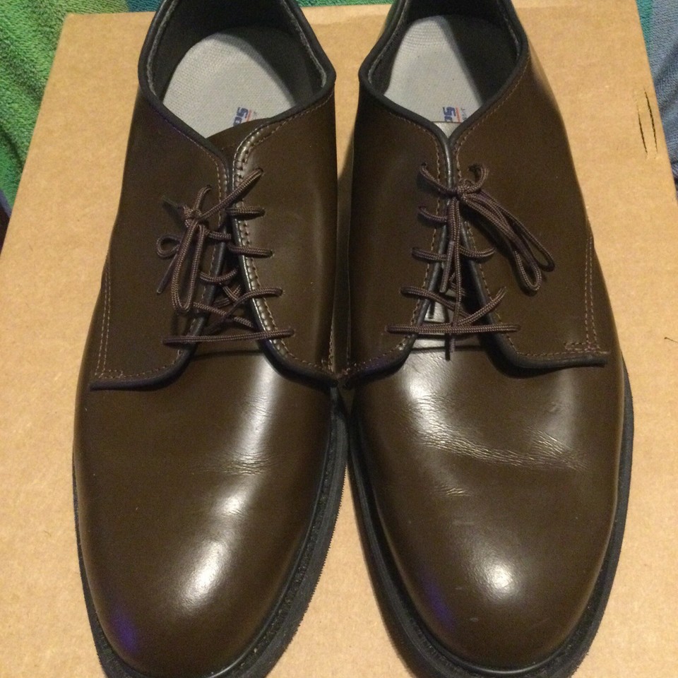 AGSU, Army Dress Uniform Shoes, Brown , Size 13E, By Capps, Army Issue ...