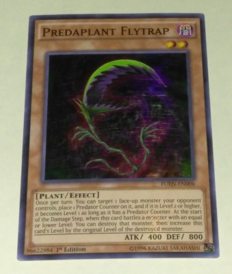 Yu-Gi-Oh Predaplant Flytrap FUEN-EN006 - Super Rare 1st Ed LP FOIL | eBay