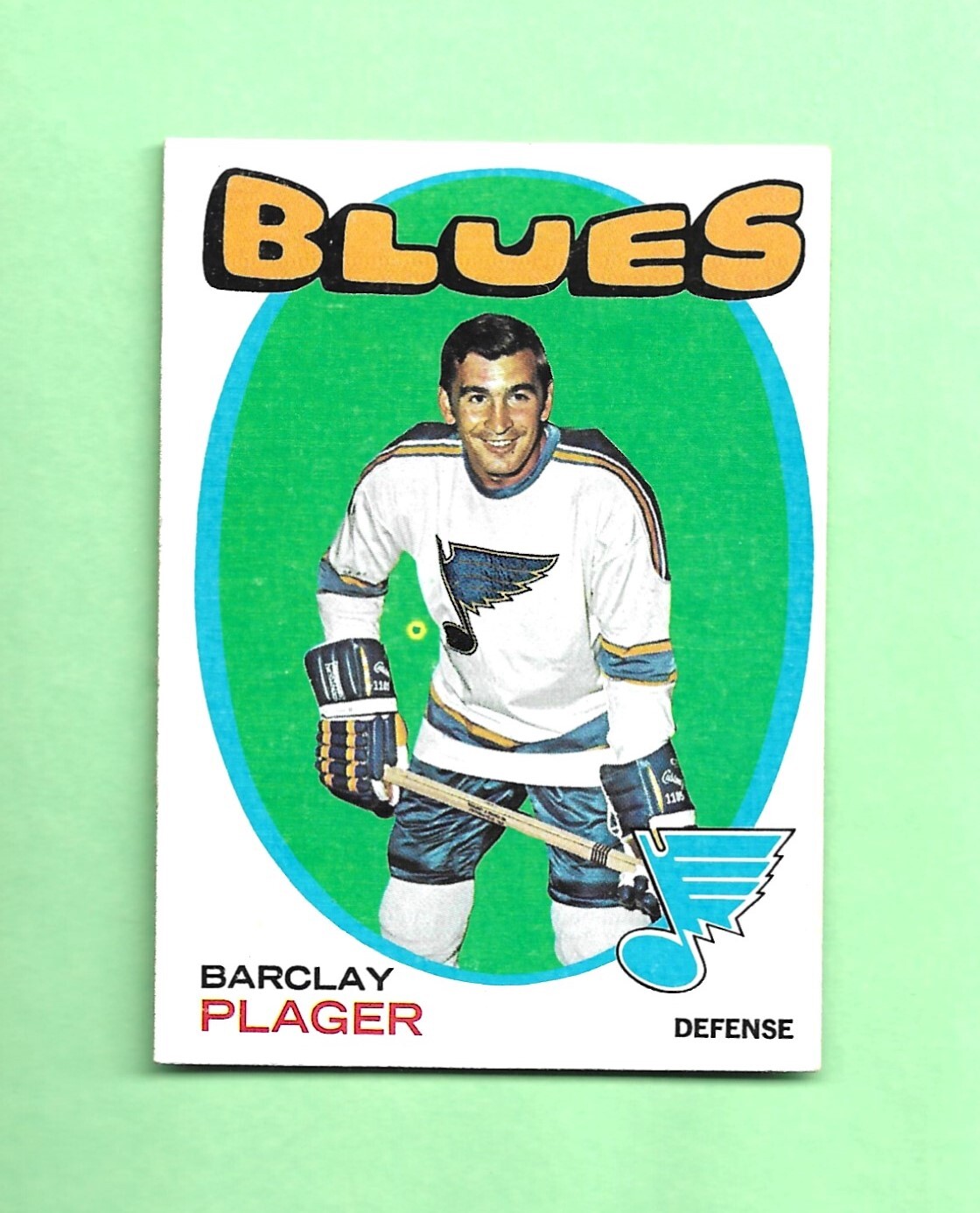 1971-72 Topps Card # 66 BARCLAY PLAGER ST. LOUIS BLUES STRONG CARD | eBay