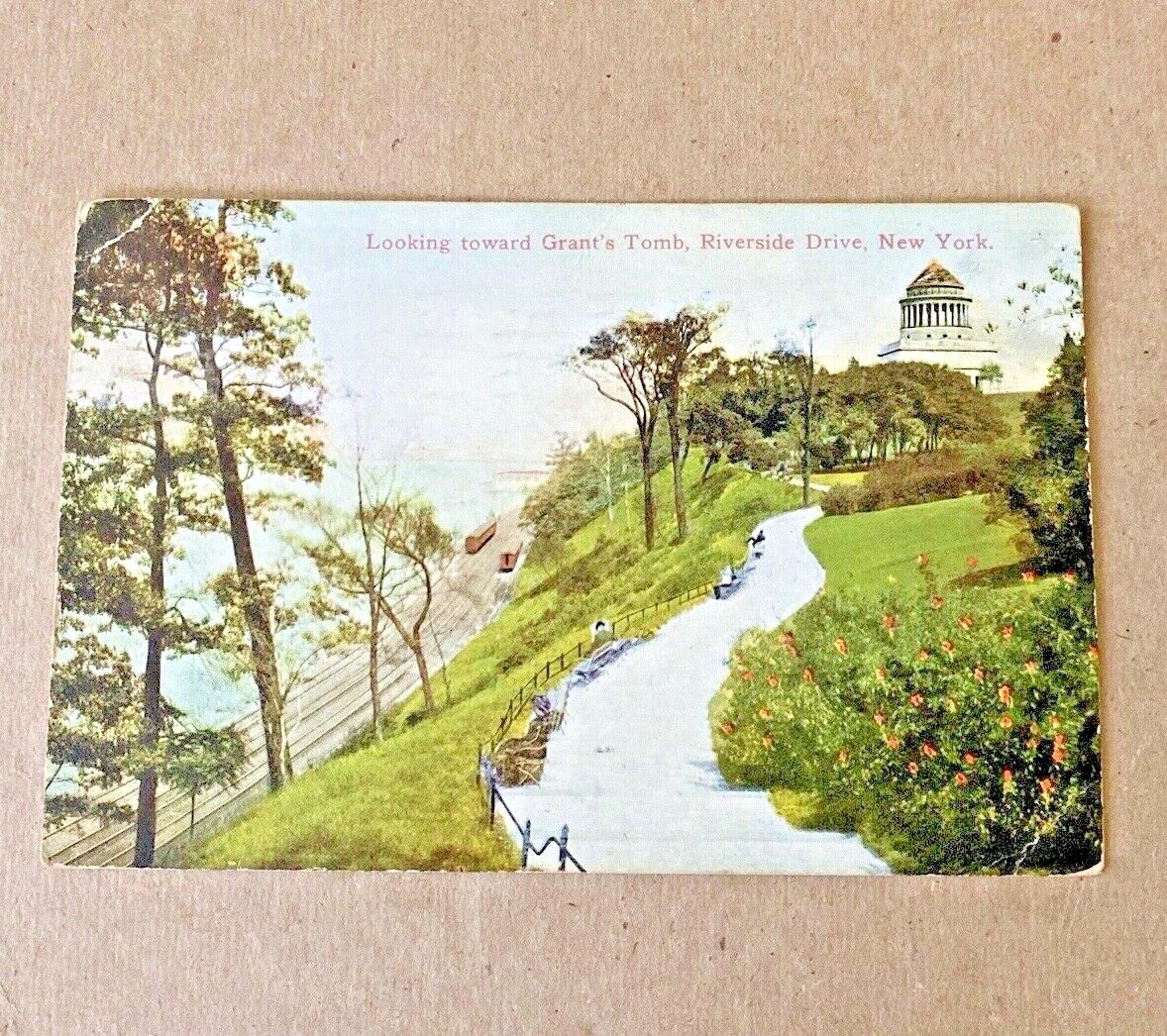 Postcard, Looking Toward Grant's Tomb, Riverside Dr., New York 1911 | eBay