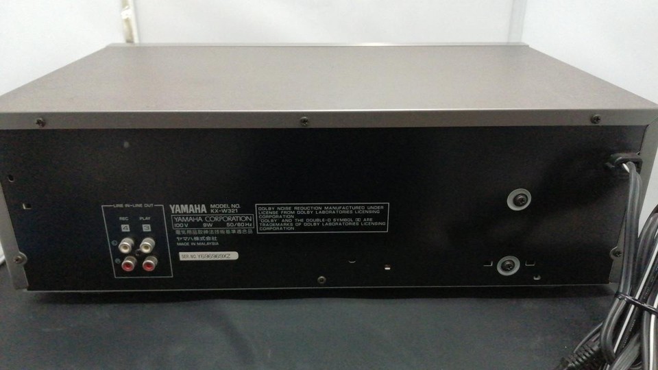 Yamaha KX-W321 Double Cassette Deck Used with Sync Record and Dual ...