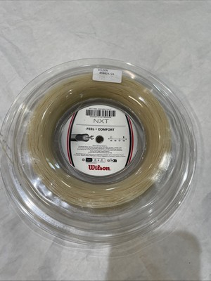 Wilson NXT 17 Gauge 1.24mm Reel - 660 ft /200m Tennis String NEW ...