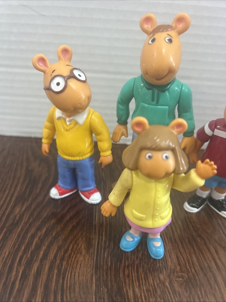 PBS Kid Vintage 1996 Marc Brown Arthur Aardvark Family Dad DW Figure ...
