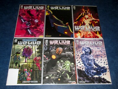 WE LIVE #1 (black) 2 3 4 5 & FCBD 1st print set AFTERSHOCK 2022 Inaki ...