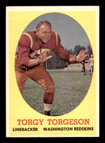 1958 Topps Football #97 Torgy Torgeson EX *f3 | eBay