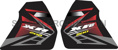Honda 1996 96 XR200R OEM Right Fuel Tank Decal New Stickers Tank XR 200 ...
