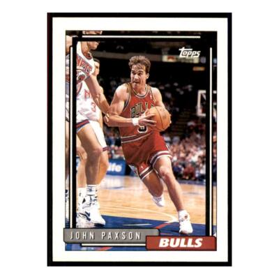 1992 Topps #24 John Paxson Chicago Bulls Basketball Card | eBay