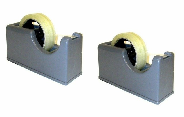 2X ULTRATAPE HEAVY DUTY TAPE DISPENSER DESKTOP OFFICE SELLOTAPE HOLDER ...