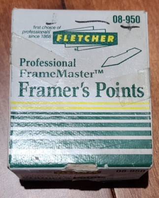 Fletcher-Terry PRO. FrameMaster Picture Framing Driver Points #08-950 ...
