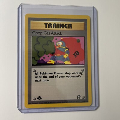 Goop Gas Attack 78/82 1st Edition Team Rocket Pokemon Card WOTC MP | eBay