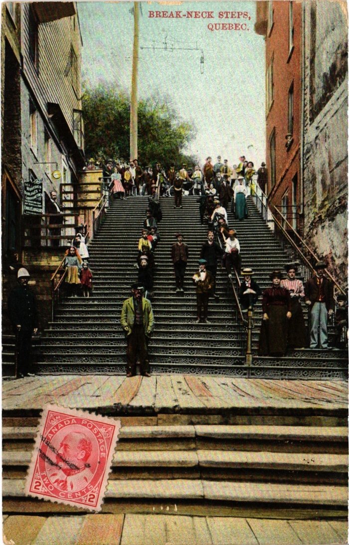 PC CANADA QUEBEC - BREAK-NECK STEPS (a432) | eBay