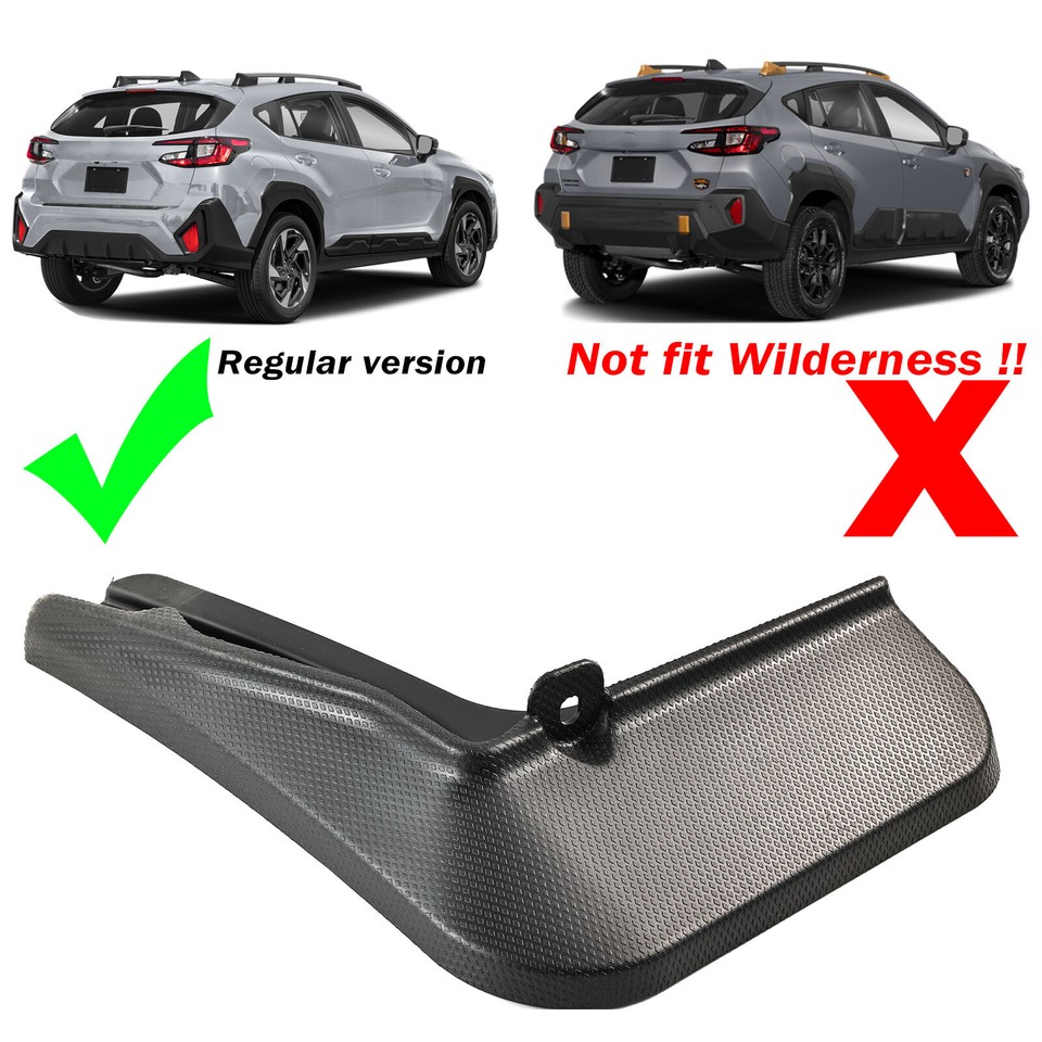 4pcs For Subaru Crosstrek 2024 2025 Mud Flaps Splash Guards Fender ...