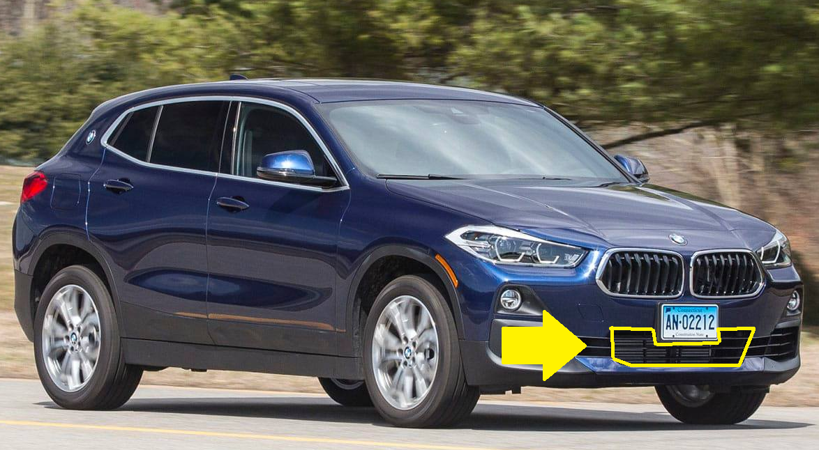 Genuine BMW X2 F39 2016-2018 Front Bumper Center Grid Open 7429002 NO🇺🇸 ...