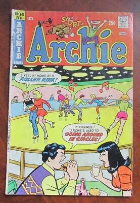 Vintage Archie Comics Comic Book February 1975 No 241 | eBay