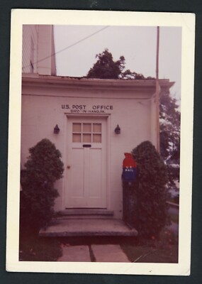 Post Office Bird In Hand Pennsylvania PA Street Photo 1960s Mailbox ...