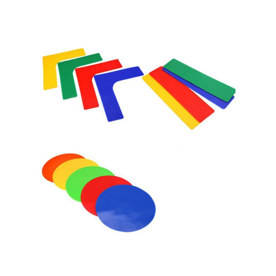 13 Pcs Court Markers Ground Line Sticker Badminton Equipment Basketball ...