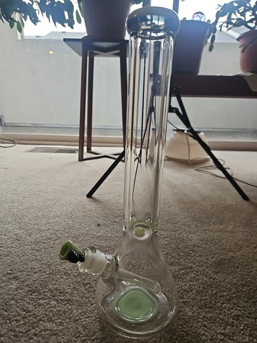 16" Beaker Bong / Water Pipe Thick Wall Glass | eBay