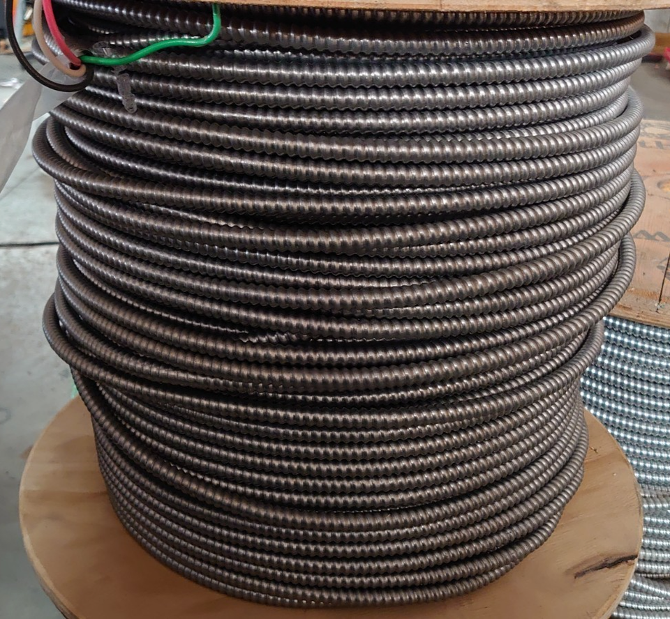 ATKORE AFC BX WIRE CABLE SYSTEMS, MC LITE METAL-CLAD 10-3 SOL #2108-60 ...