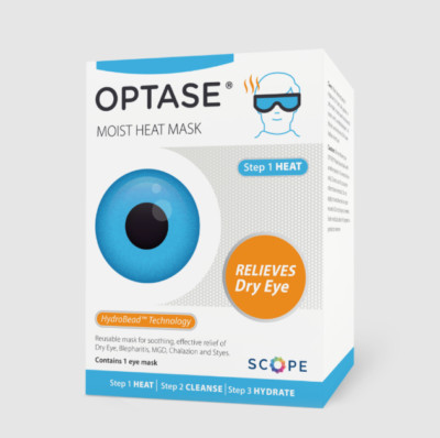 Optase Moist Heat Eye Mask - Washable and Reusable Heated & Cooling Gel ...