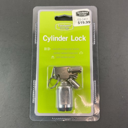 Extra Space Storage Cylinder Lock with 3 Keys ES-2401 BRAND NEW | eBay
