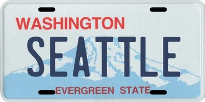 Seattle Washington State Aluminum WA License Plate | eBay