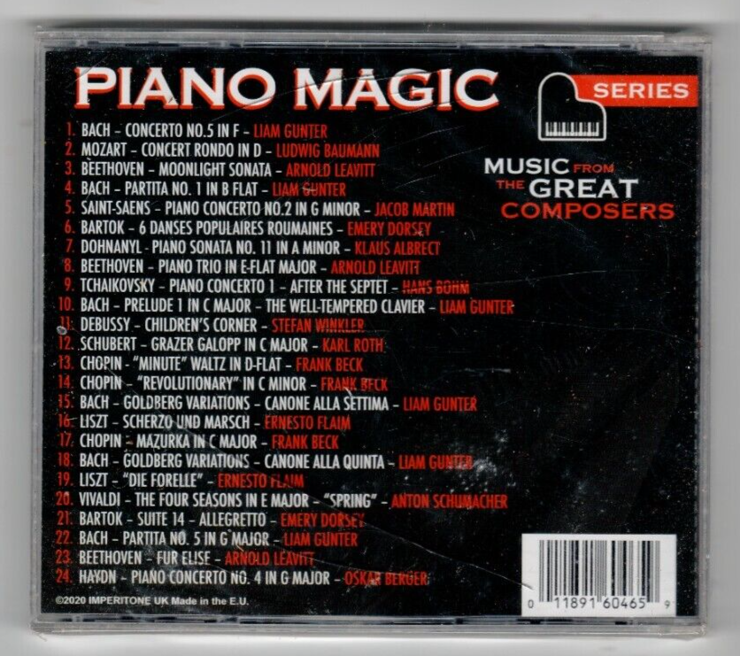 Piano Magic, Music from the Great Composers CD New/Sealed | eBay