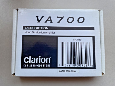 CLARION VA700, Video Distribution Amplifier, NOS | eBay