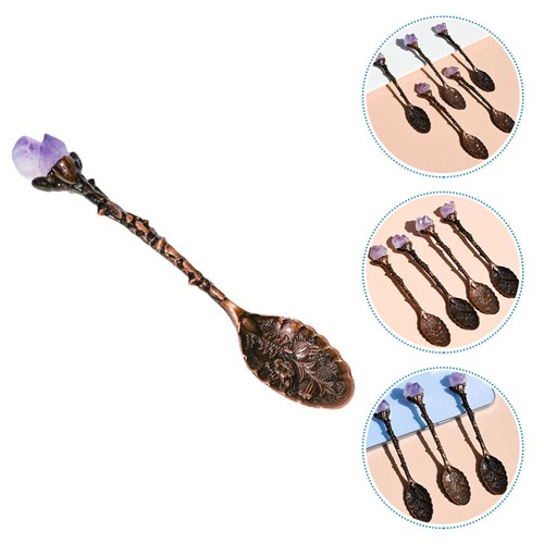 Crystal Tea Spoon Child Decorative Dessert Spoons Creative Coffee | eBay UK