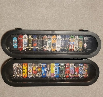 Set of 2 Tech Deck Wall Mount Display Carrying Cases W/Vintage ...