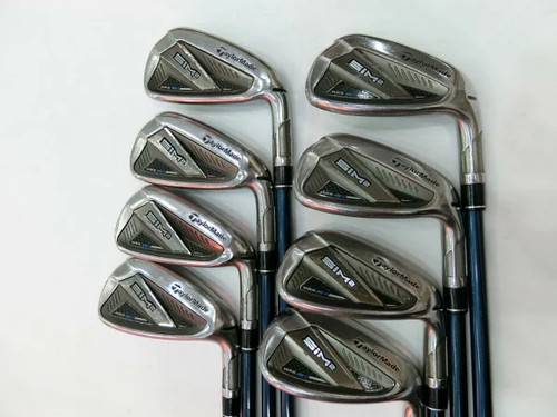 TaylorMade SIM2 Max Iron Set 5-9,Pw,Aw,Sw 8pc Flex Regular TENSEI BLUE ...
