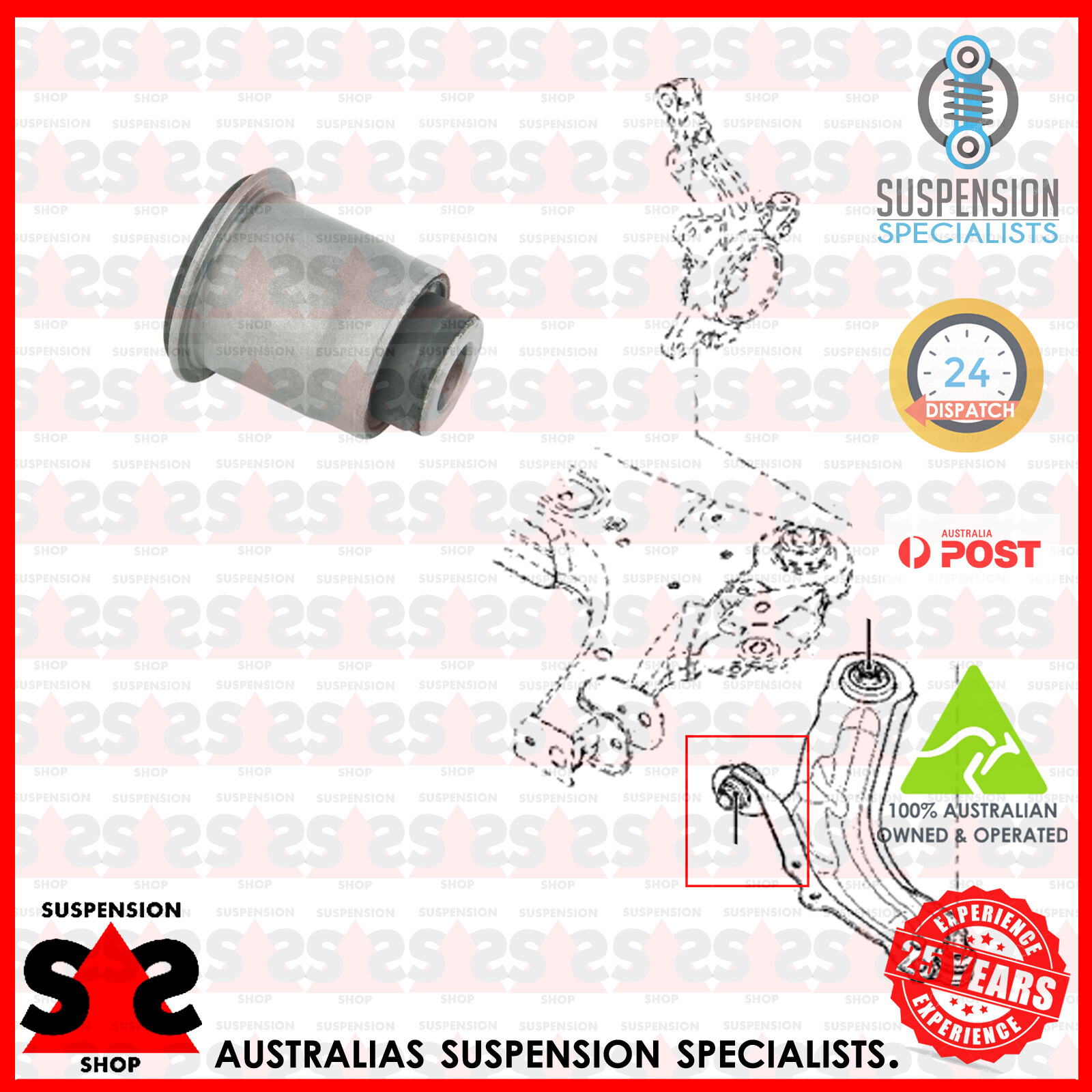 Front Mounting, Control/Trailing Arm Suit RENAULT Kangoo 1.6 KANGOO ...